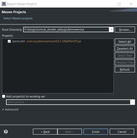 Deploying And Debugging Spring Boot Application In Docker Tomcat