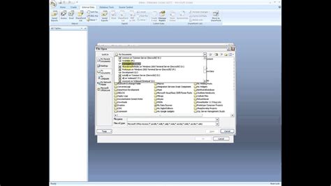 Step 1 Parameter Driven Reports In Ms Access Create Database Youtube