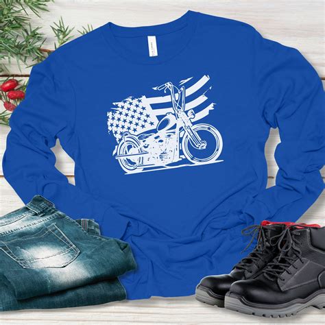 Motorcycle Long Sleeve T Shirt Motorcycle Shirt Bike Lover Etsy