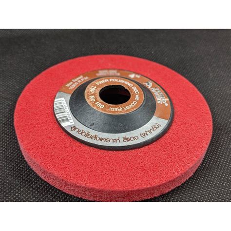 Sumo ลูกขัด ใบขัด ใยสังเคราะห์ ใช้ขัดสแตนเลส ขนาด 4 นิ้ว สีแดง ส่งไว เก็บเงินปลายทางได้ Shopee