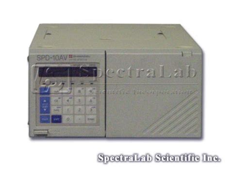 Shimadzu SPD AV UV Vis Detector Spectralab Scientific Inc