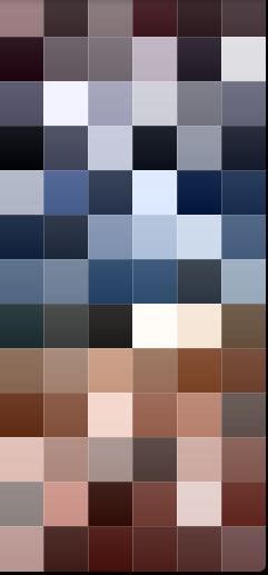 IBM Logo Color Palette