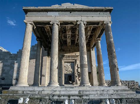 Ionic Order Architecture Set Of Four Ionic Columns In Painted Plaster