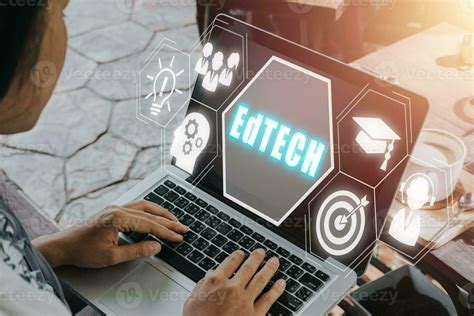 edtech education technology distance learning online concept person