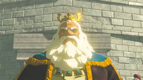 File Botw King Rhoam Alive Png Zelda Wiki