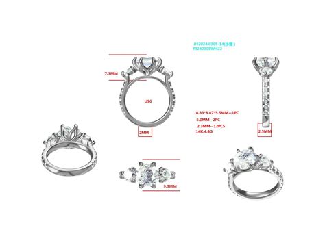 Is There Too Much Space Between The 23mm Stones On The Band Rmoissanite