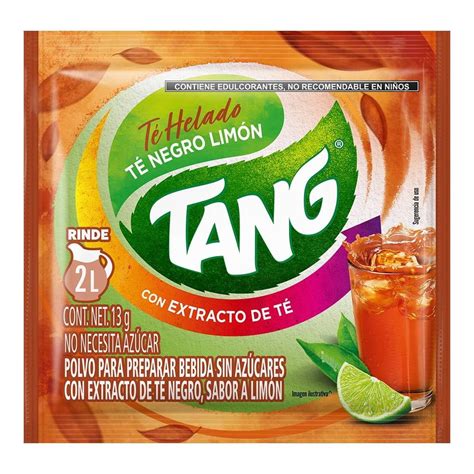 Polvo Para Preparar Bebida Tang Té Negro Sabor Limón 13 G Bodega