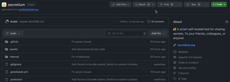 Github Secretiumsecretium ️ Under Development ️ 🔐 A Smart Self Hosted Tool For Sharing