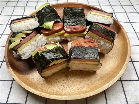 스팸무스비 하와이안 무수비 사각 스팸김밥 만들기 무스비