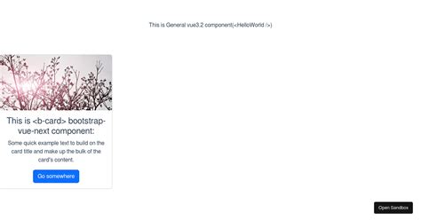 Vuecli Vue32 Bootstrapvuenext Bootstrap5 Codesandbox