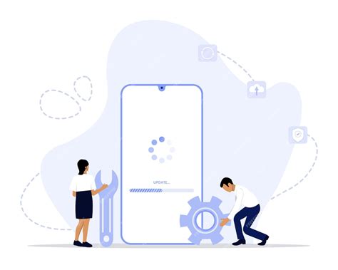 Premium Vector System Update Concept Illustration