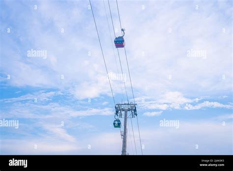 Ho May Cable Car And Station On Nui Lon Mountain In Vung Tau City And