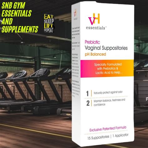 Vh Essentials Prebiotic Vaginal Suppositories Ph Balanced For Vaginal Odor 15 Suppositories
