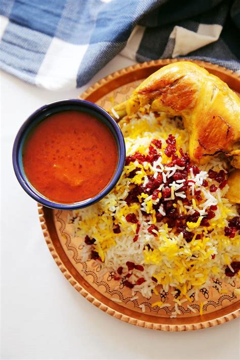 Zereshk Polo Morgh Recipe Persian Barberry Rice With Chicken