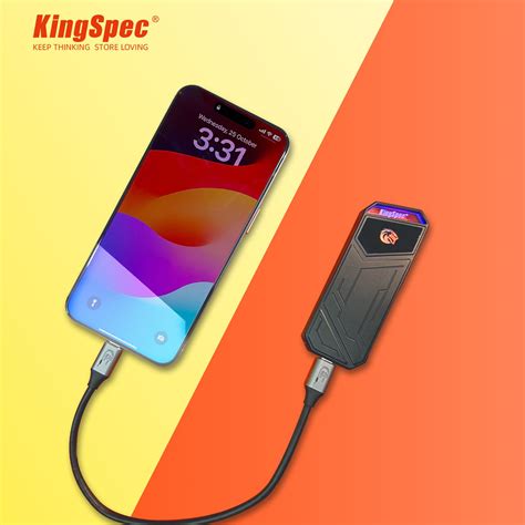 Optimizing Your Iphone 15 Experience With Kingspec Z5 Portable Ssd A