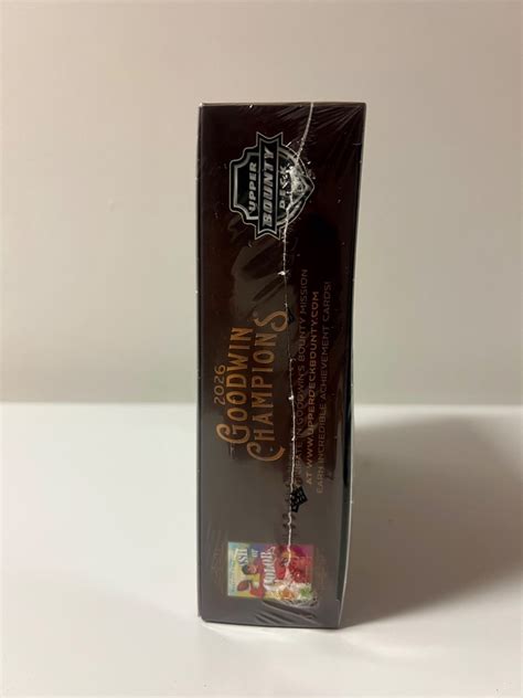 2026 Upper Deck Goodwin Champions Hobby Box Sealed In Stock Qty Michael