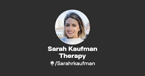 Sarah Kaufman Therapy Linktree