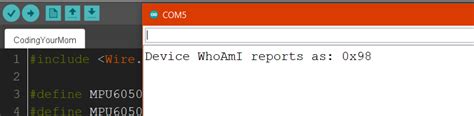 My MPU Is Not Connecting Sensors Arduino Forum