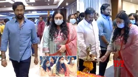 Filmy Time Manchu Vishnu And Mohan Babu Visuals With Krishnam Raju Daughters Video Social