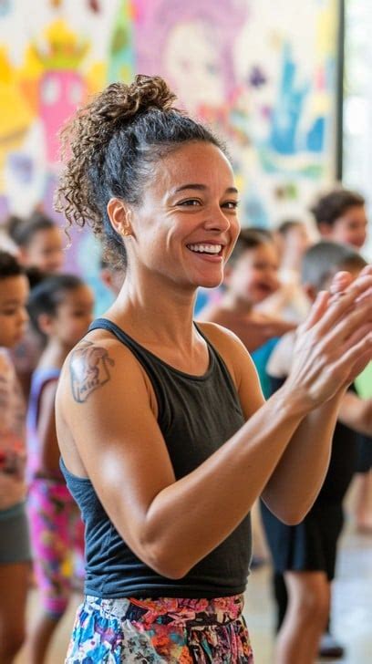 Free Joyful Dancing Instructor Image Dancing Instructor Smiling