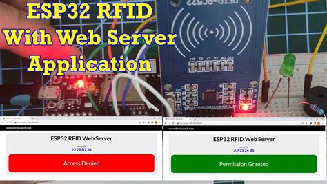 Creating An Esp32 Rfid With A Web Server Application Youtube