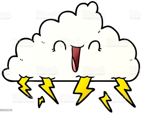 Cartoon Thundercloud Stock Illustration Download Image Now Art