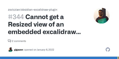 Cannot Get A Resized View Of An Embedded Excalidraw Image On A Md File