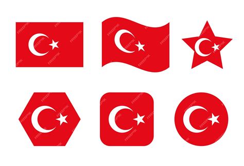 Premium Vector Vector Of Turkey Flag Creative Design