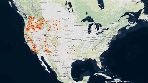 Wildfire Map Tracks Active Wildfires And Impacts On Communities