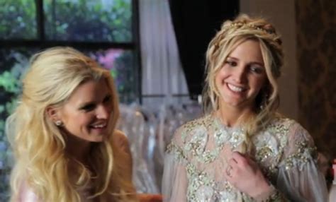 Jessica Simpson Wedding Pictures Bridesmaid Dresses From Jessica