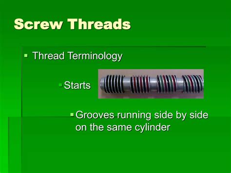 Screw Threads PPT