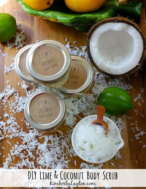 Diy Lime And Coconut Body Scrub