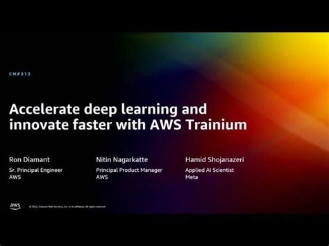 hamid shojanazeri on linkedin aws re invent 2022 accelerate deep