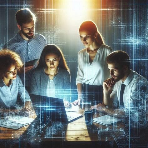 Software Developer In The Darkroom Premium Ai Generated Image