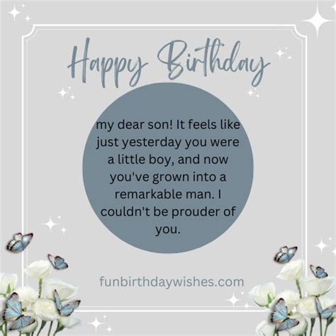 30th Birthday Son Quotes 30th Birthday Card Messages What To Write