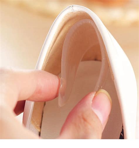 1 пара силиконовая невидимая наклейка для обуви прозрачная стелька для обуви гелевая наклейка S