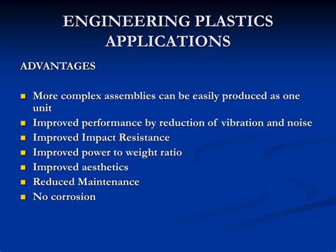 Ppt Engineering Plastics Applications Powerpoint Presentation Free