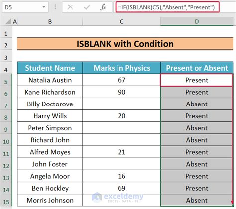How To Use Isblank Function In Excel 3 Examples Exceldemy