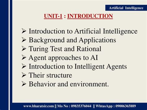 Artificial Intelligence Syllabus Bca 1pdf