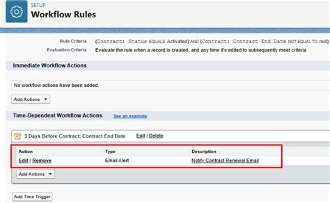 Create Time Dependent Actions In Salesforce Workflow Rules