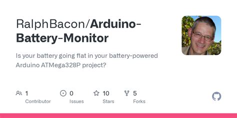 Github Ralphbacon Arduino Battery Monitor Is Your Battery Going Flat In Your Battery Powered