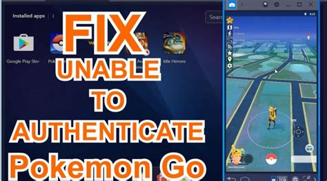 pokemon go bluestacks unable to authenticate fix 2020