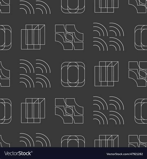 Abstract Modern Seamless Pattern Geometric Print Vector Image