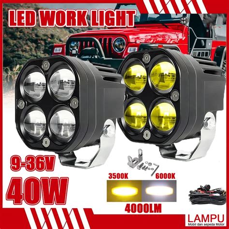 Jual Lampu Tembak Sorot Laser Gun Led D W V Worklight Titik