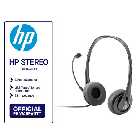 Hp Stereo Usb Headset Shopee Philippines