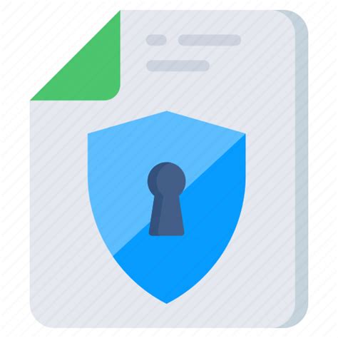Secure File Secure Document Secure Doc File Security File Protection Icon Download On