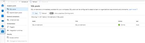 Create An Azure Synapse Analytics Sql Pool Erwin Data And Intelligence