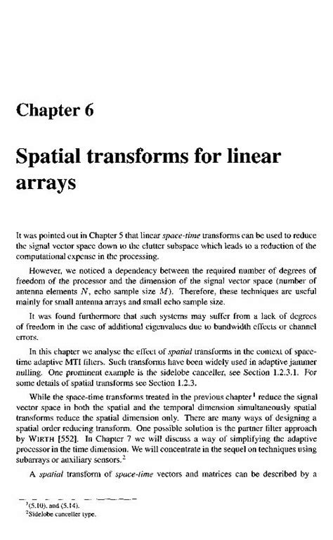 Pdf Spatial Transforms For Linear Arrays Dokumentips
