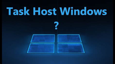 Task Host Windows Что это при выключении Windows 11 10 Youtube