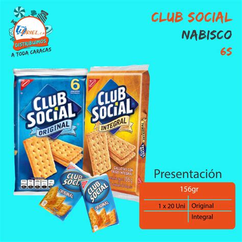 Galletas Club Social Original E Integral Distribuidora Uriel Ca
